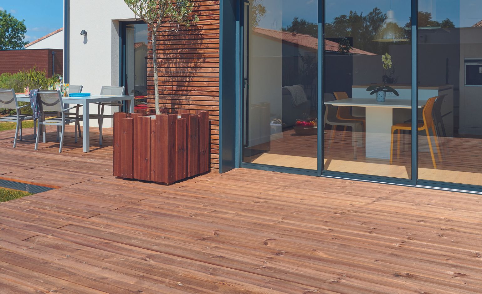 Lame de terrasse , 2.5M marron moyen, , 14.50 x 250 cm | Saint Maclou