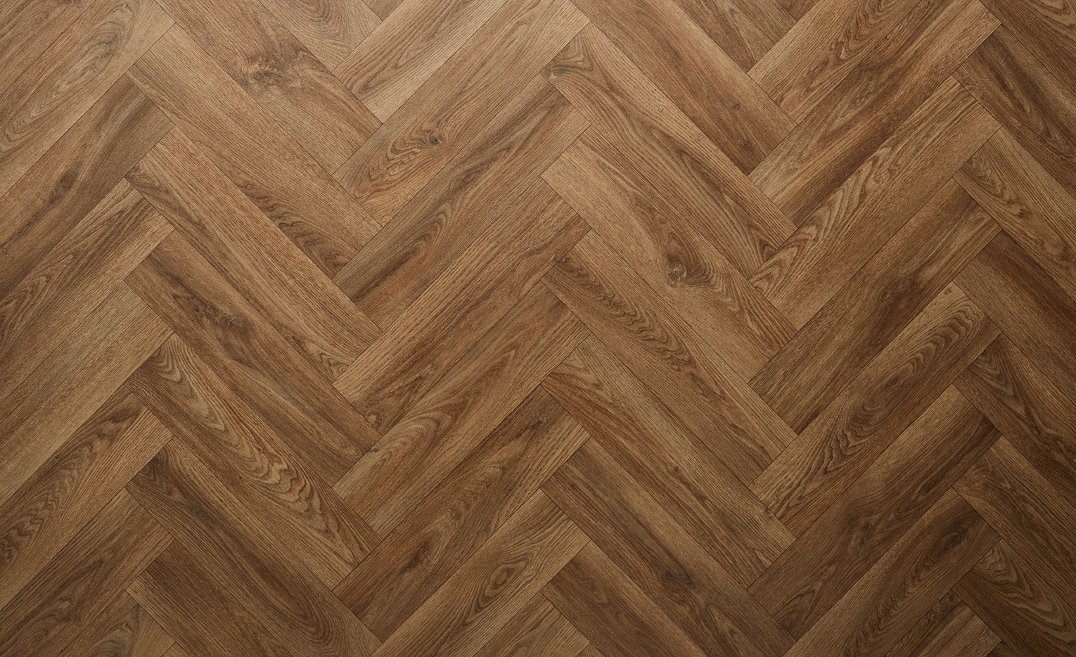 Sol vinyle, Bois bâton rompu chêne brun, rouleau 4 m | Saint Maclou