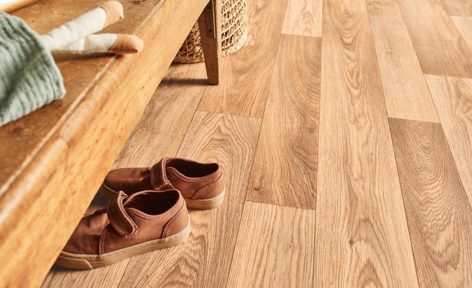 Sol vinyle rouleau DESIGNTEX , Bois chene, rouleau 4.00 m | Saint Maclou