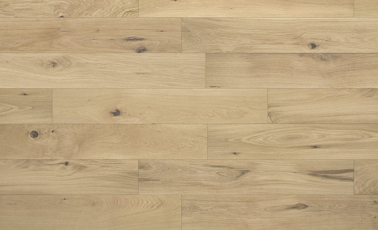 Parquet contrecollé DOMAINE 180 CHENE AUTHENTIQUE, chêne naturel, verni ...