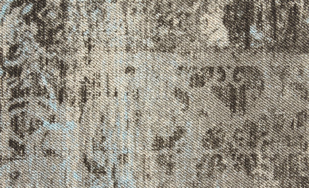 Moquette imprimée ALETHEA, col vert, rouleau 4.00 m | Saint Maclou